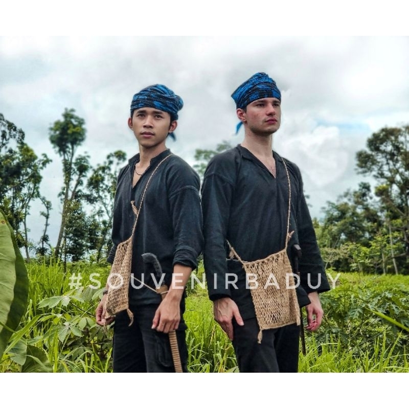 Jual Baju Adat Baduy warna hitam tanpa kancing khas baduy dalam bahan ...