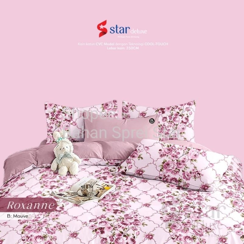 Jual Bahan Kain Sprei Star - Roxanne | Shopee Indonesia
