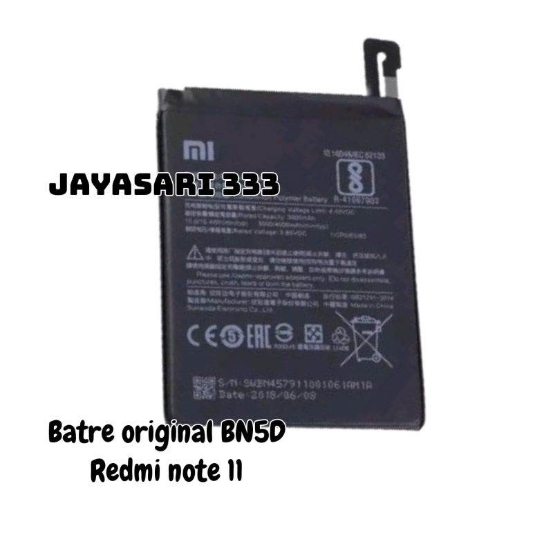 Jual Baterai batre battery Redmi note 11 BN5D original | Shopee Indonesia