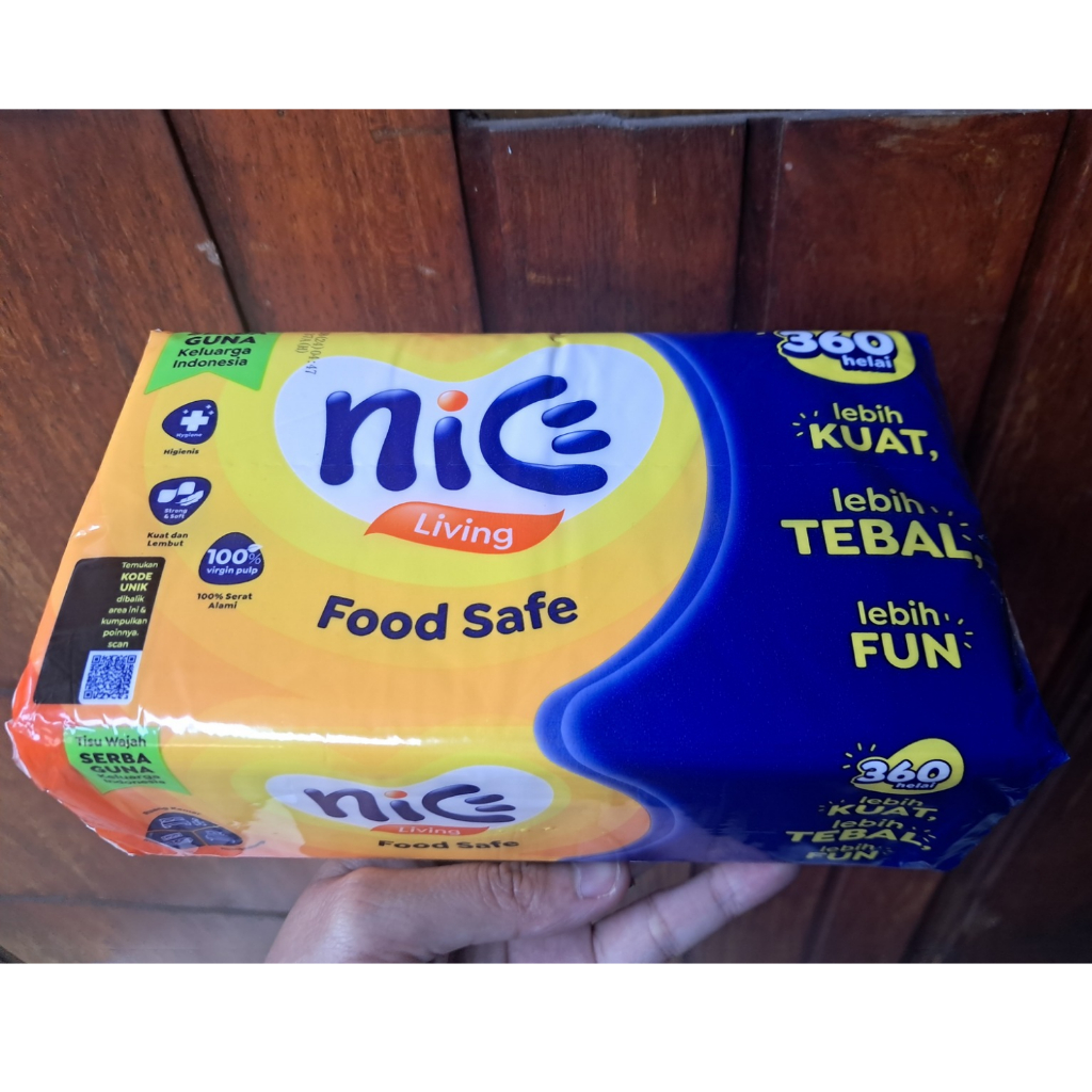 Jual Tissue Nice 180 sheet 360 helai Tissue Wajah Murah | Shopee Indonesia