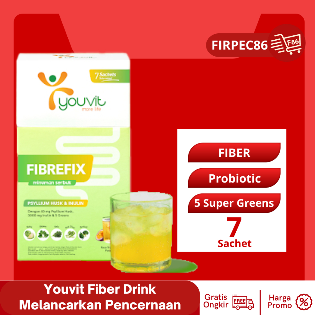 Jual Minuman Fiber Serbuk untuk Konstipasi, Kembung & Berat Badan ...