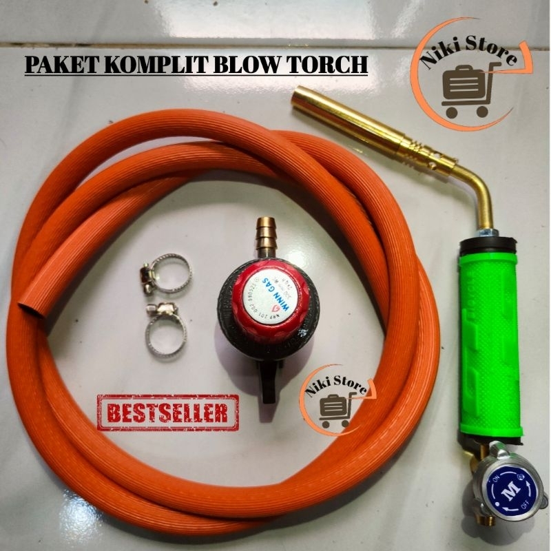 Jual Kompor torch LPG komplit kepala torch manual Gas torch blow Kepala ...