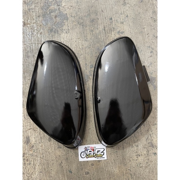 Jual Tutup Aki Box aki tepong Honda C70 ABS tebal set baut merah biru ...