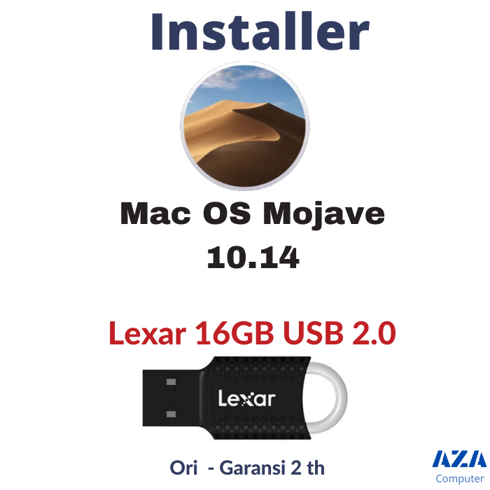 Jual USB Lexar - Installer Mac OS Bootable - Mojave 10.14 | Shopee Indonesia