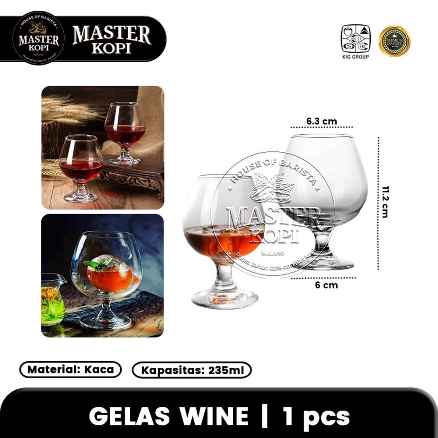 Jual Gelas Wine Kaca Pendek Gelas Tester Beer OTTAWA (1 pcs) | Shopee ...