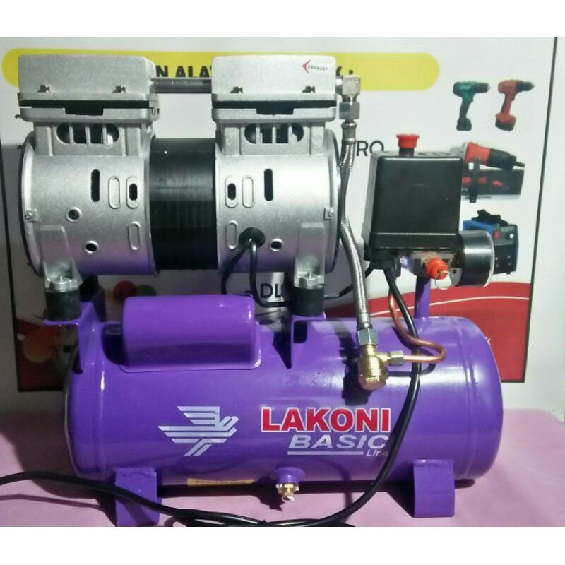 Jual LAKONI 9 S Basic S9 Kompresor Angin OilLess SILENT Air Compressor ...