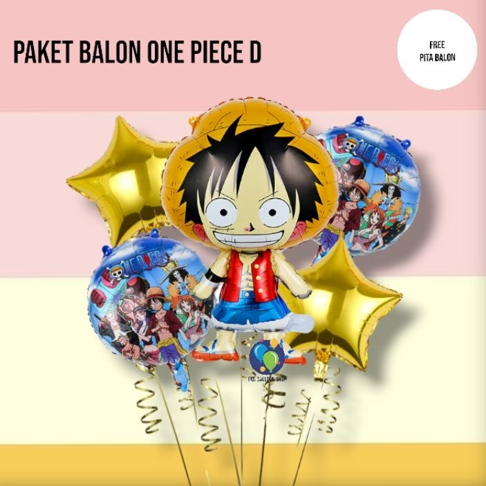 Jual Paket Balon One Piece Anime D / Set Dekorasi Ulang Tahun | Shopee ...