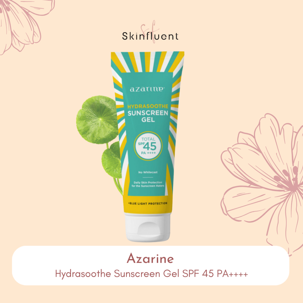 Jual Sunblock Azarine Hydrasoothe Sunscreen Gel SPF 45 PA++++ Untuk ...