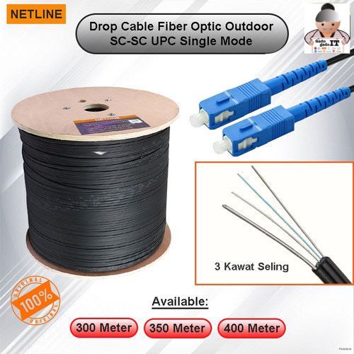 Jual NETLINE Kabel FO Fiber Optic SC-SC Single Core Outdoor Cable ...