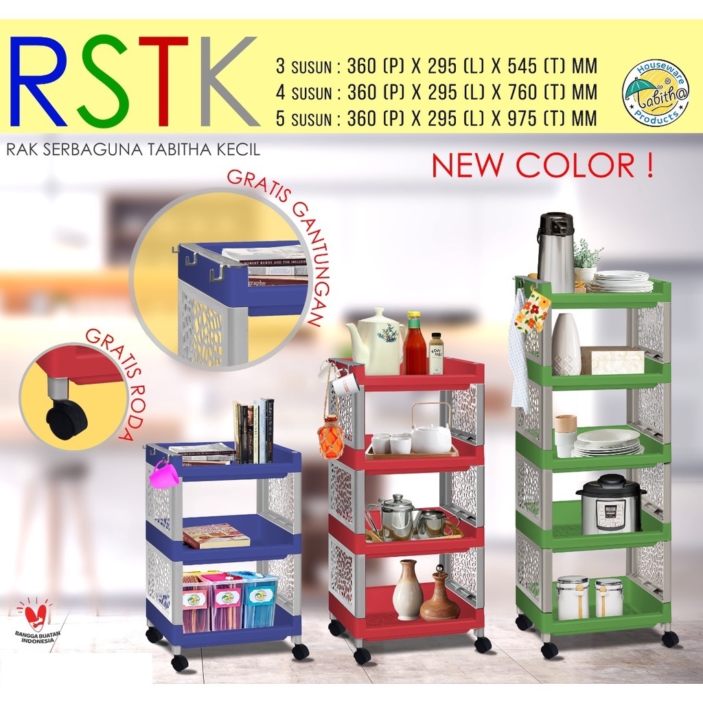 Jual Rak Susun Tabitha RSTK Susun 2, Susun 3, Susun 4 Seperti Rak YOYO ...