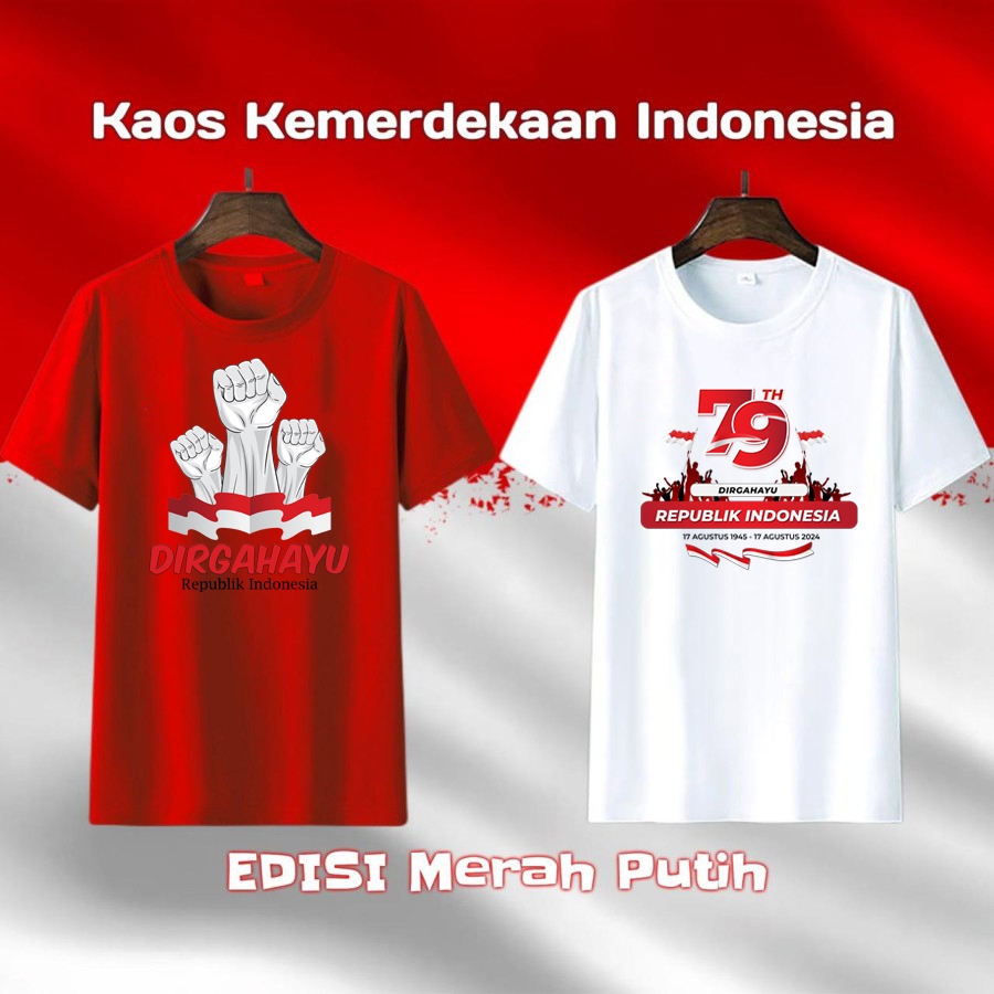 Jual Baju Keluarga Untuk 17an Hari Kemerdekaan Indonesia Ke 79 ...