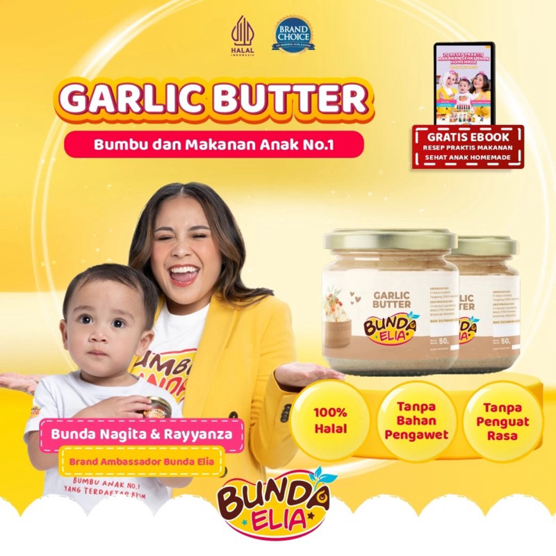 Jual Bumbu Bunda Elia Garlic Butter MPASI / BB Booster MPASI / Kaldu ...