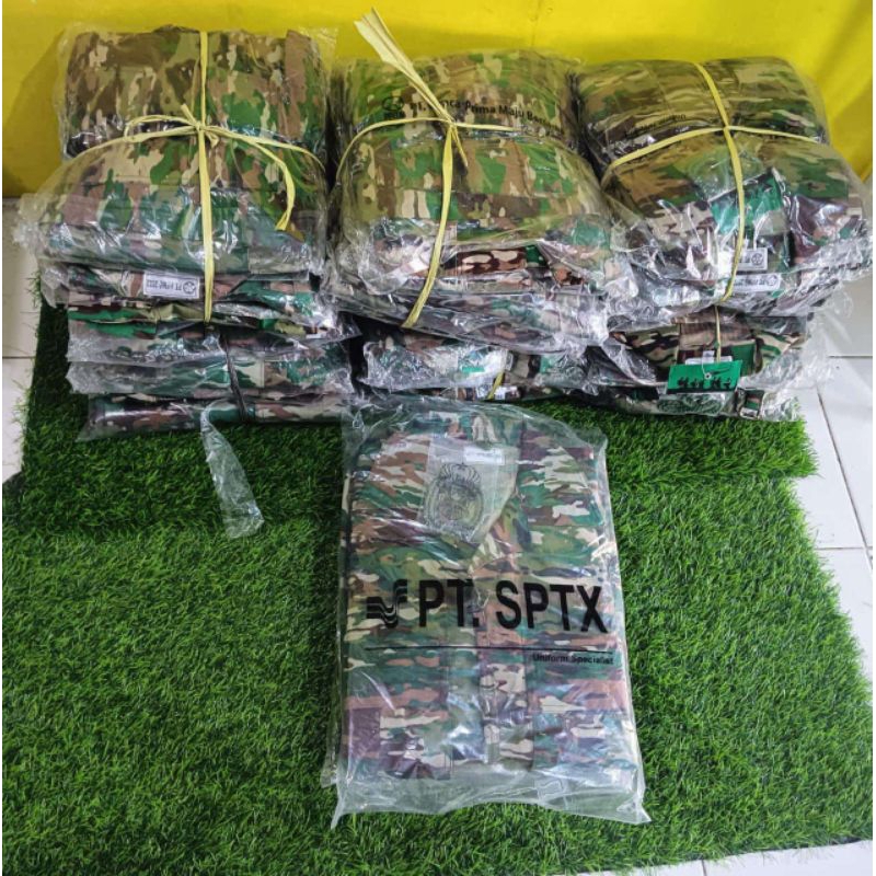 Jual Baju PDL Jatah Loreng Matra Darat TNI-AD PT. SPTX DAN PT. PPMB. | Shopee Indonesia