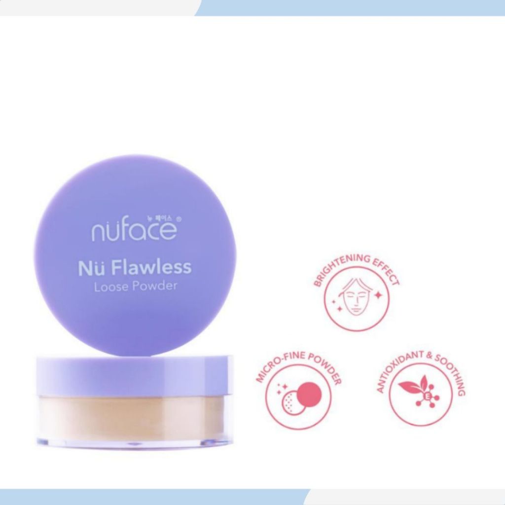 Jual Nuface Nu Flawless Loose Powder / Bedak Tabur | Shopee Indonesia