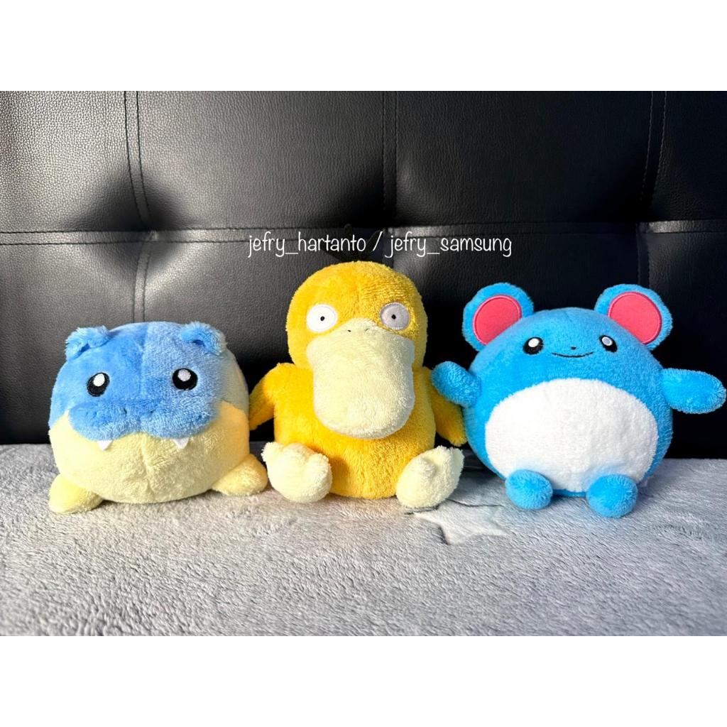 Jual Boneka Pokemon Psyduck Spheal Marill Soft Blue Plush Original ...