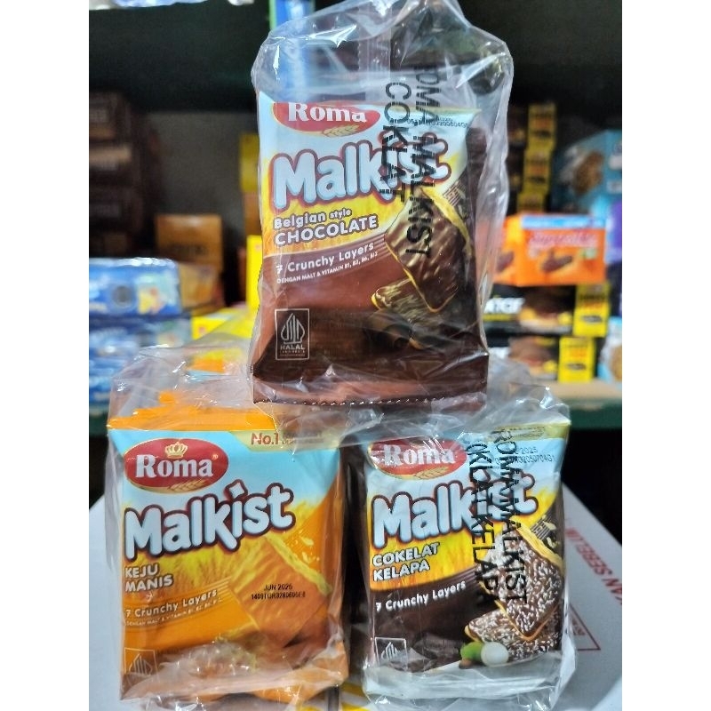 Jual Roma Malkist Renceng ( 1 Bungkus isi 10 Pcs ) | Shopee Indonesia
