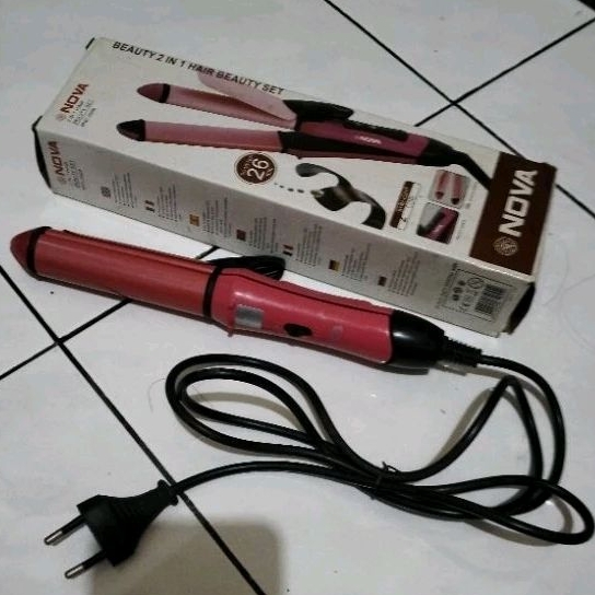 Jual Catokan Klintong Nova (2 in 1) Lurus dan keriting Keramik | Shopee ...
