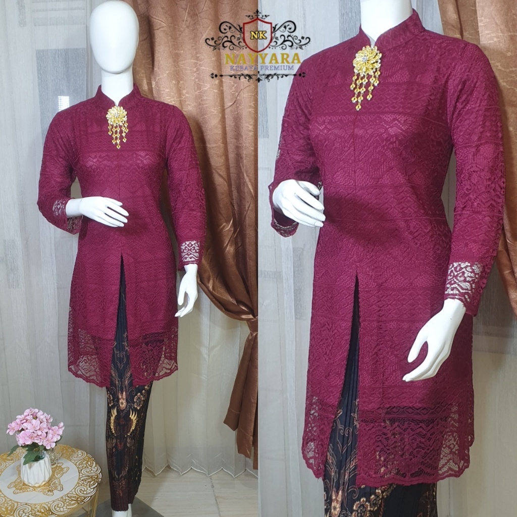 Jual Kebaya Modern \ Kebaya Tunik \ Setelan Kebaya Brokat \ Kebaya ...