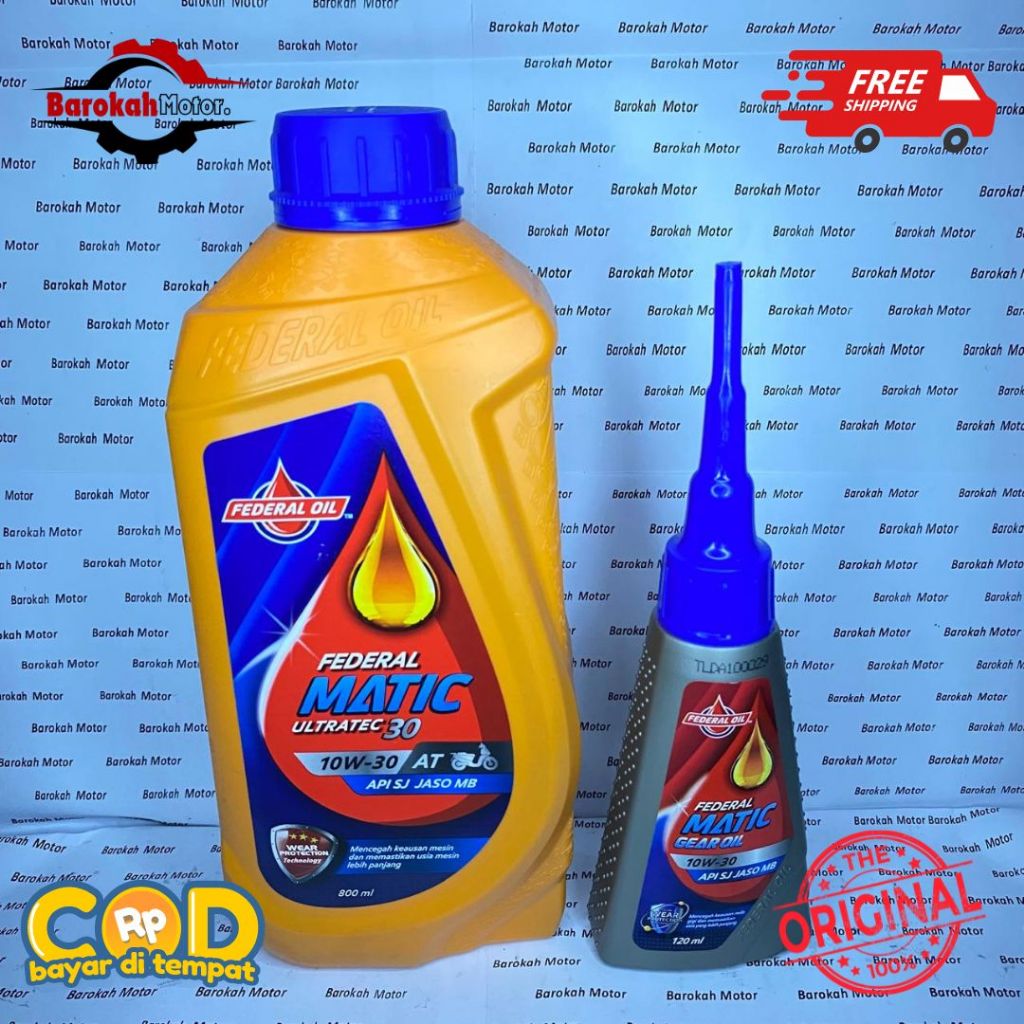 Jual FEDERAL OIL MATIC ULTRATEC 30 10W-30 + GEAR OIL MATIC | Shopee ...