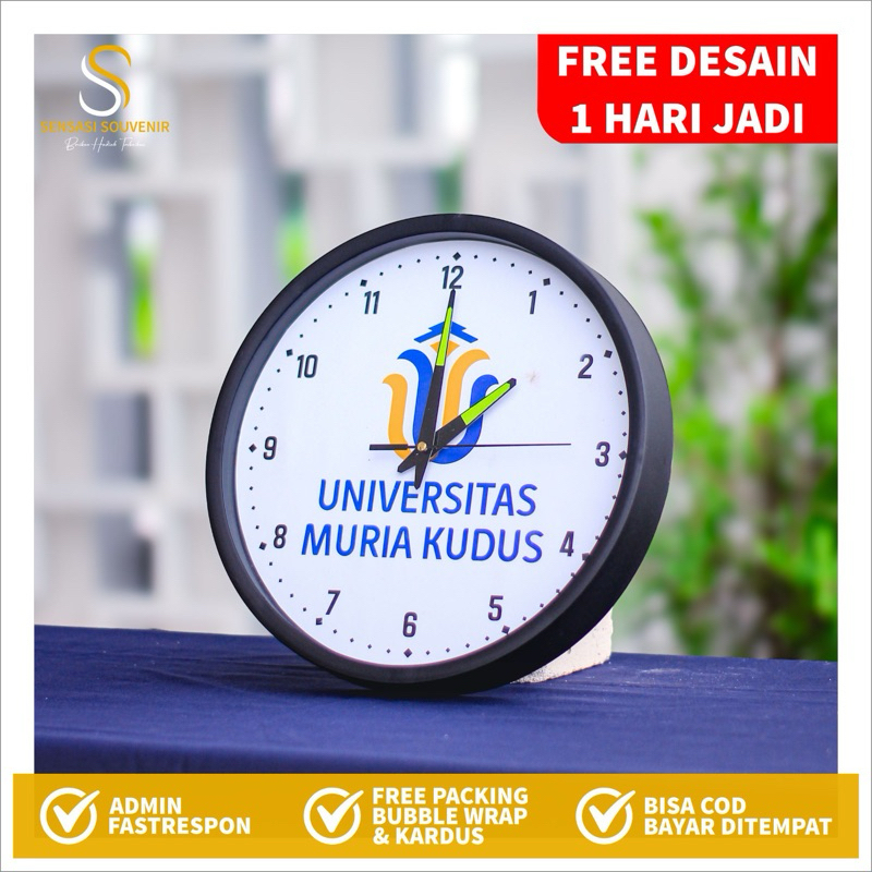Jual STANDARD Jam Dinding Custom Kado Wisuda Event KKN MAGANG PPL ...