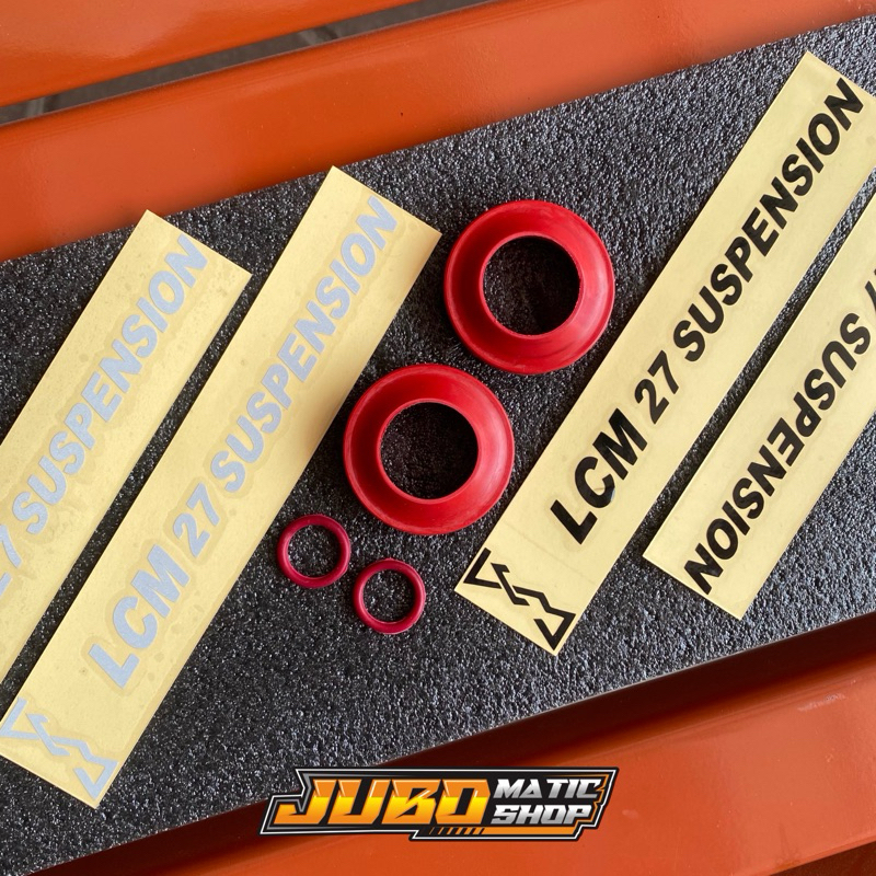 Jual sticker shock lcm 27 suspension seal shock lcm 27 suspension paket ...
