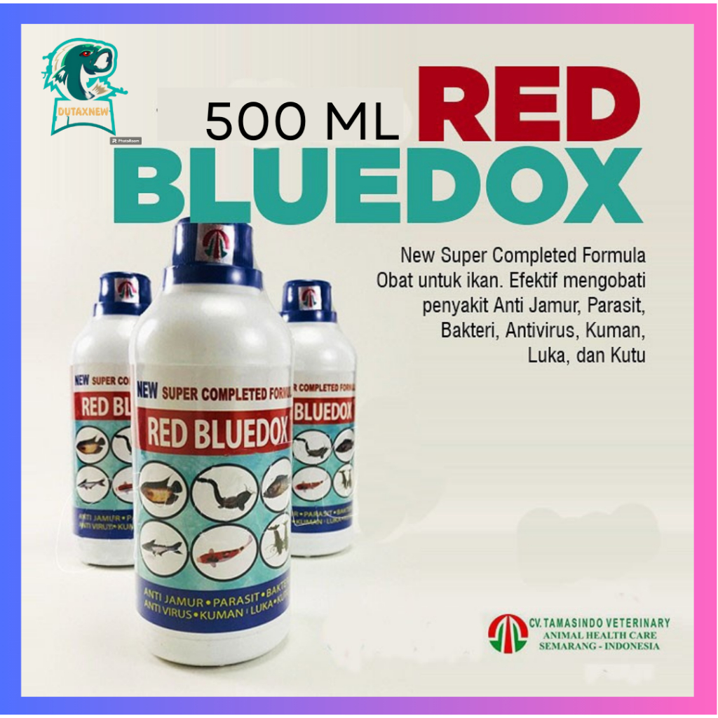 Jual RED BLUEDOX 500ml Obat ANTI JAMUR BAKTERI VIRUS PARASIT KUMAN dan ...