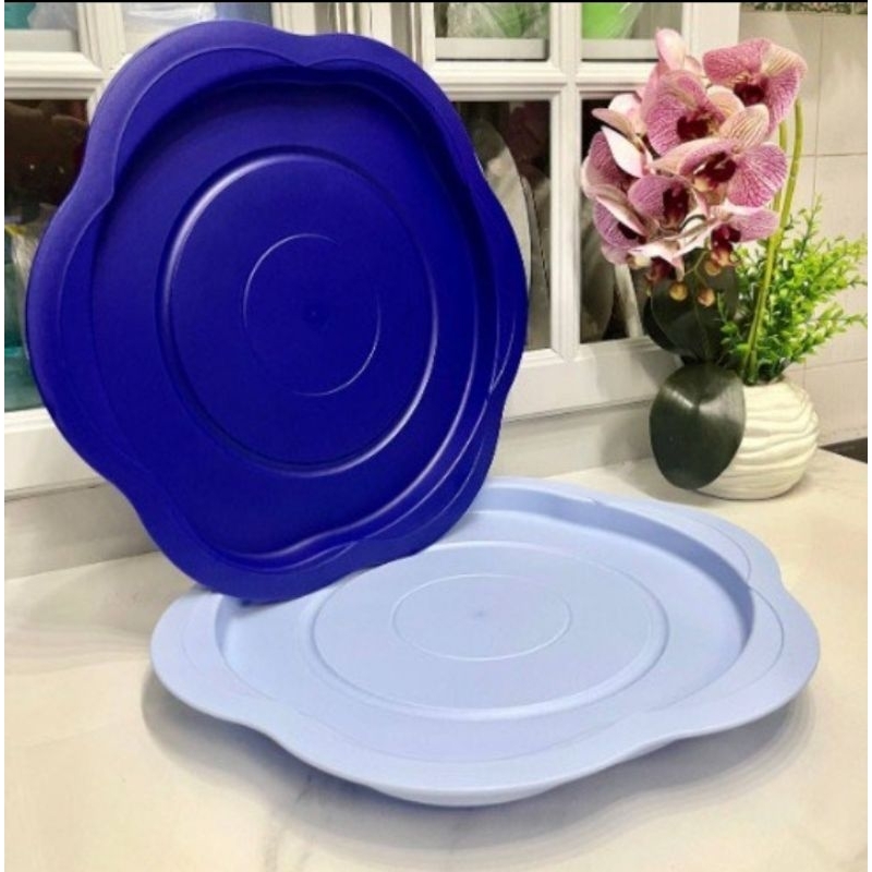 Jual Spinning Tray/Tray Tupperware/Baki Tupperware/Tray Biru/Tray ungu ...