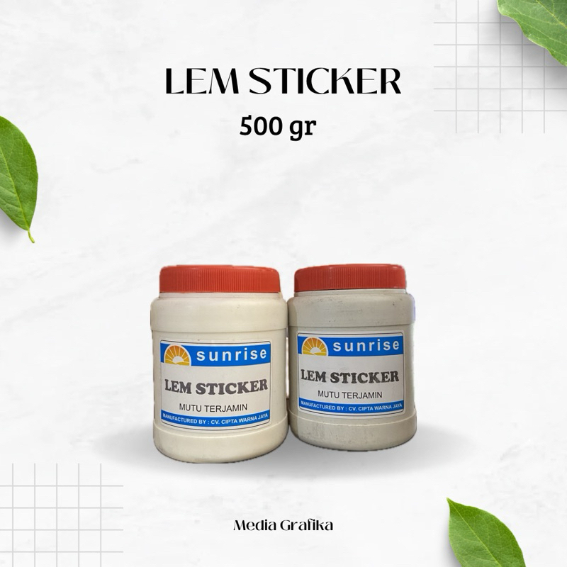Jual Sunrise Lem Sticker (500gr) | Shopee Indonesia