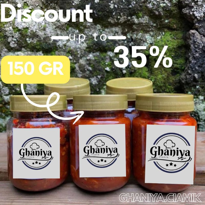 Jual Ghaniya Ciamik - Aneka sambal nikmat dan pedas/sambal cumi/sambal ...