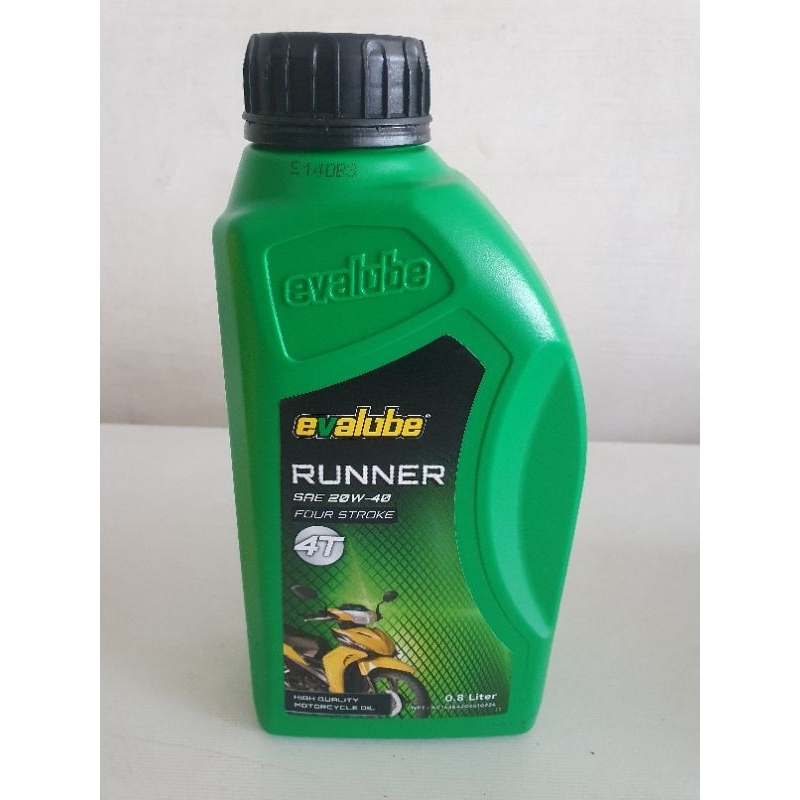 Jual OLI MESIN MOTOR MATIC EVALUBE RUNNER 4T 4 TAK MATIC SAE 20w 40 ...