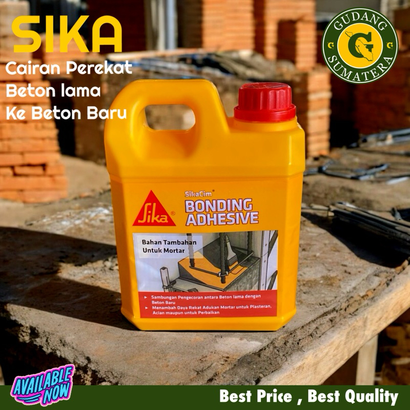 Jual Sika - Sikacim Bonding Adhesive Bonding Agent Lem Beton 900ml ...