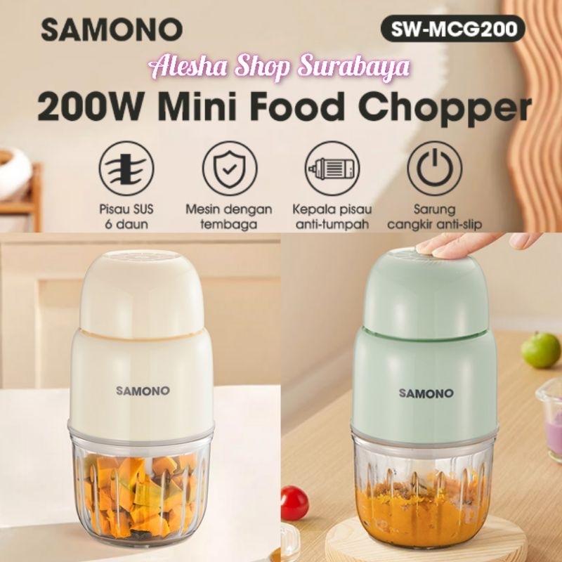 Jual SAMONO Food Processor Chopper 300ml Mesin Penghalus Daging dan ...