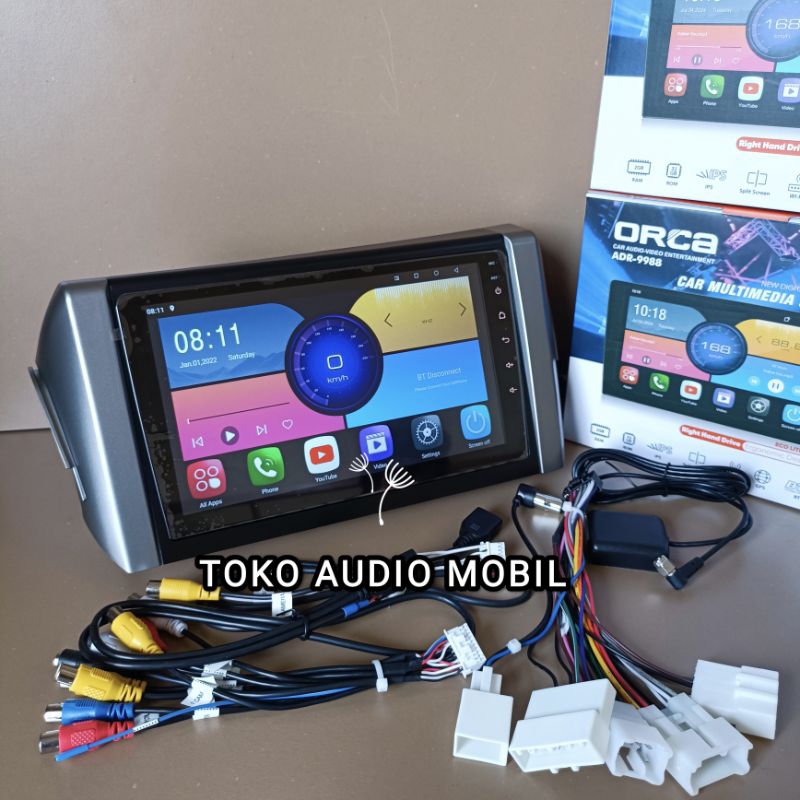 Jual Paket Head Unit Android Innova Reborn ORCA 9988 RAM 2/32 GB 9 INCH ...