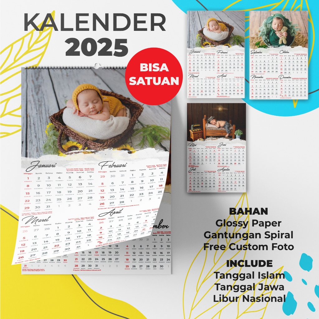 Jual Craftpedia Kalender 2026 Kalender Dinding 3 Lembar Custom 4 ...