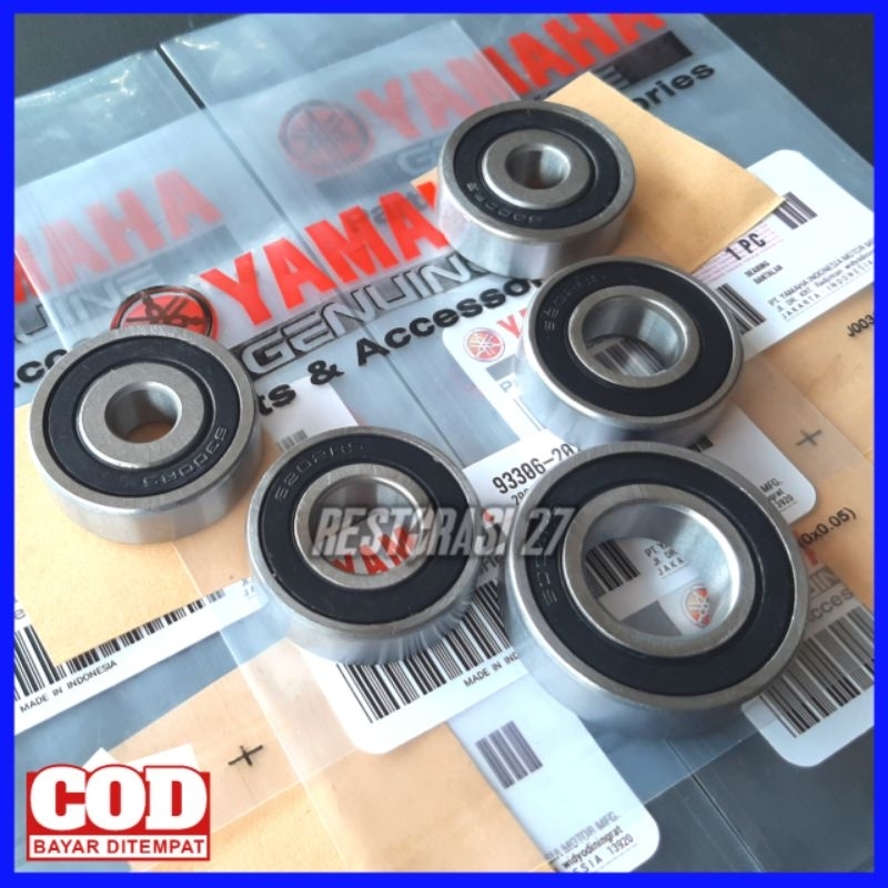 Jual Bearing Laher Roda Set Yamaha Mx King 150 / Bearing Klahar Klaher Roda Depan Belakang Nap ...