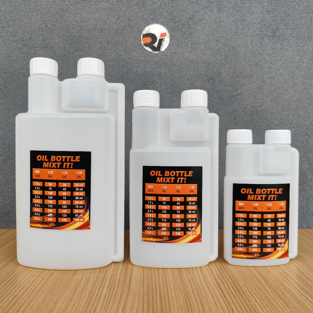 Jual BOTOL TAKARAN OLI SAMPING MOTOR VESPA BOTTLE OIL 250ML 500ML ...