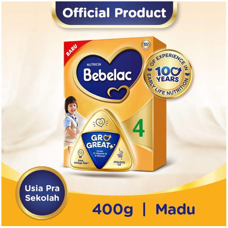 Jual bebelac 4 vanilla/madu 400gr-box murah | Shopee Indonesia