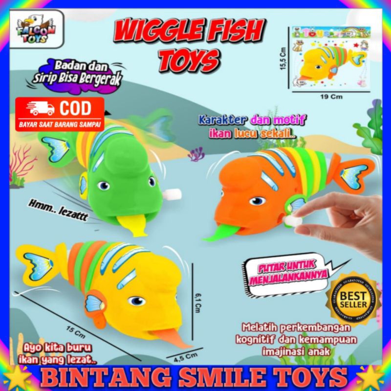 Jual MAINAN ANAK IKAN BERJALAN / MAINAN IKAN WIGGLE FISH BERPUTAR AR156 ...