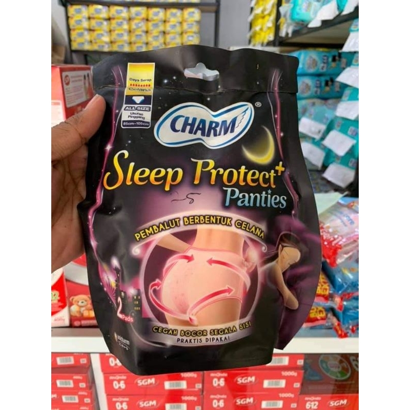 Jual Charm Safe Night Sleep Protect 2Pads (M-L) | Shopee Indonesia