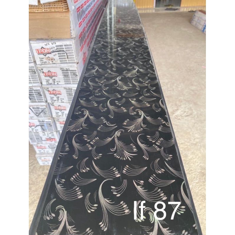 Jual Plafon PVC hitam motif bulu angsa TERMURAH | Shopee Indonesia