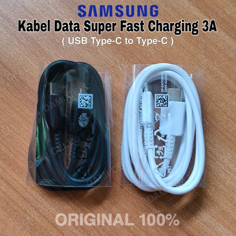 Jual Kabel Data Samsung Type C to Type C Super Fast Charging 25W ...