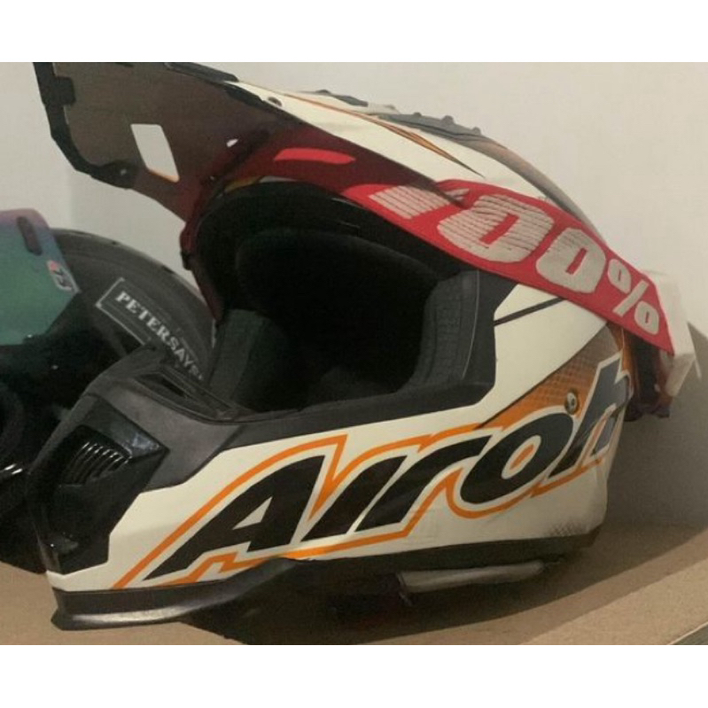 Jual Helm cross airoh basic snail repaint full airbrush | Shopee Indonesia