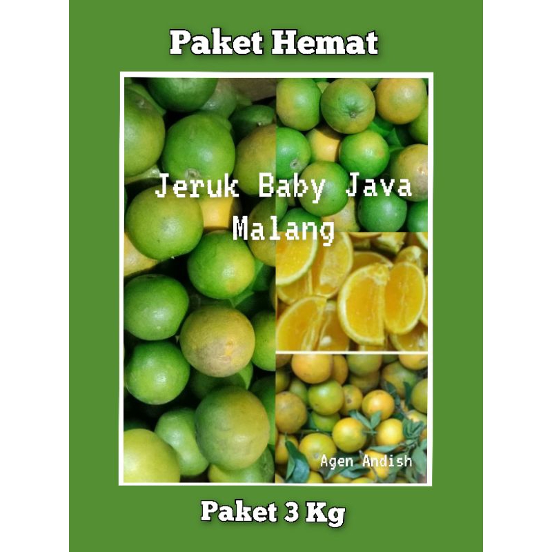 Jual Jeruk Baby Java MANIS Hijau FRESH/MPASI 3KG (Ukuran Mix , sesuai ...