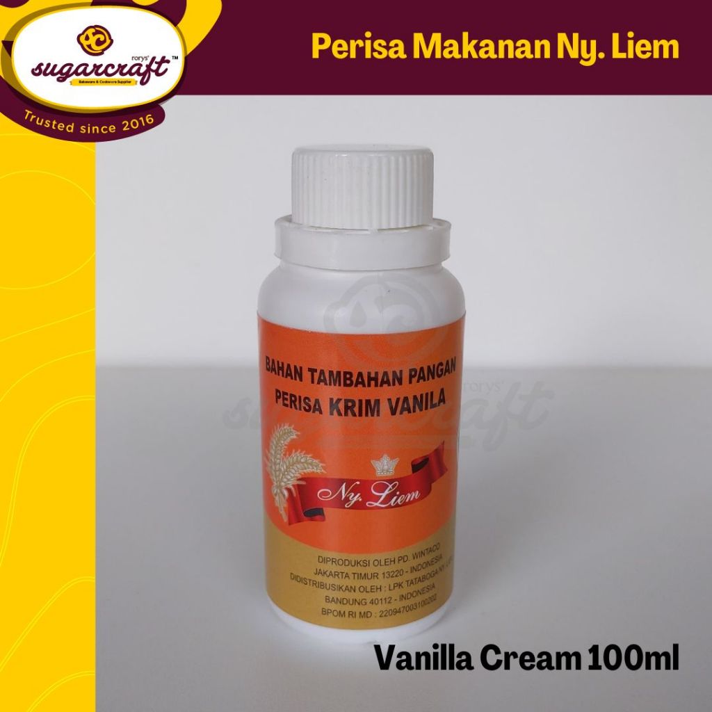 Jual Perisa/pasta kue Ny. Liem Vanilla Cream 100ml | Shopee Indonesia