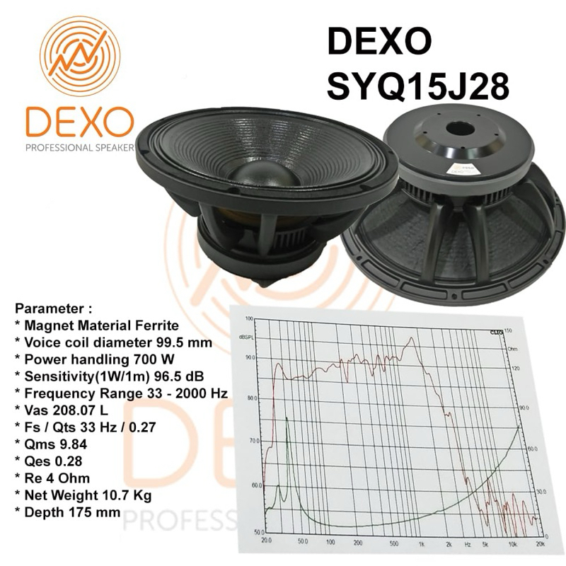 Jual Speaker 15 Inch DEXO SYQ15J28 | Shopee Indonesia