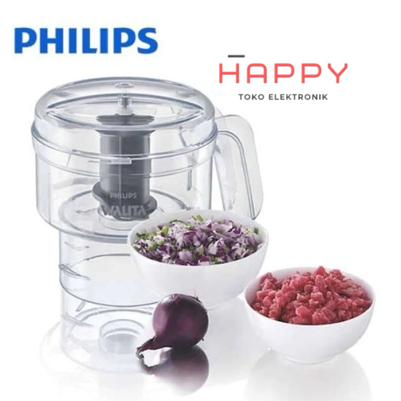 Jual Philips Chopper Daging HR2939 Clear 200ml Phillips Penggiling ...