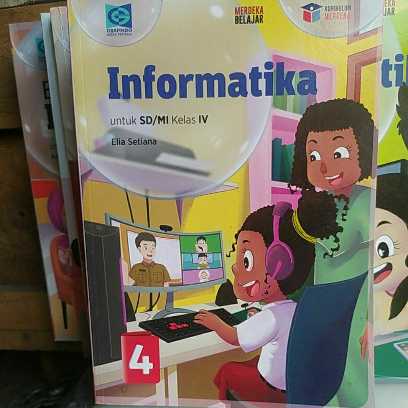 Jual Informatika untuk SD/MI kelas 4 kurikulum Merdeka | Shopee Indonesia