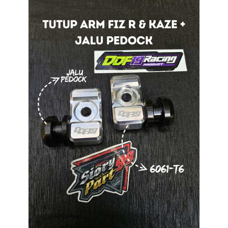 Jual PLAT TUTUP SWING ARM CNC SET JALU PADDOCK FIZ R FORCE1 F1Z KAZE ...