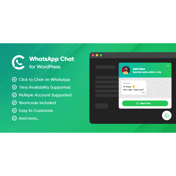 Jual WhatsApp Chat WordPress 3.7.3 – WordPress Chat Plugin - Wordpress ...
