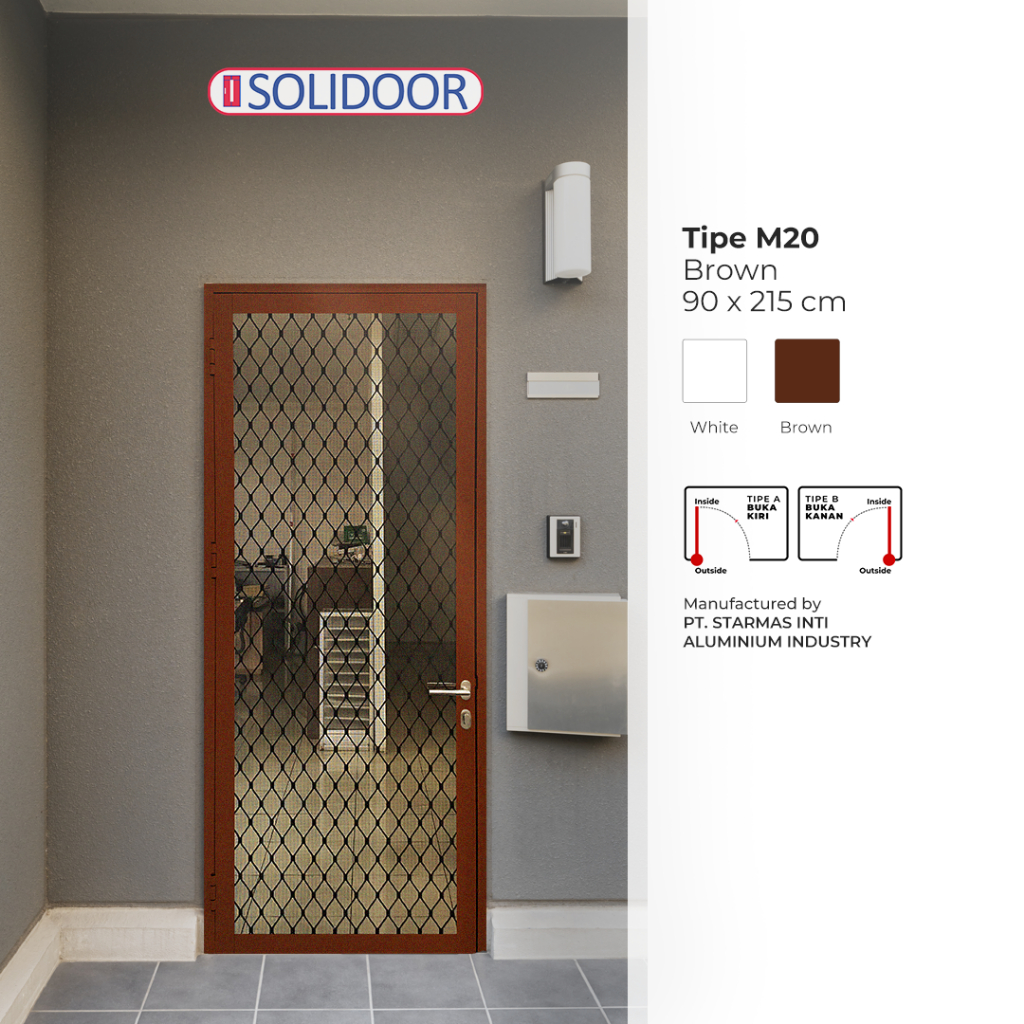 Jual Pintu Aluminium Insect Screen + Expanda Solidoor M20 | Shopee ...